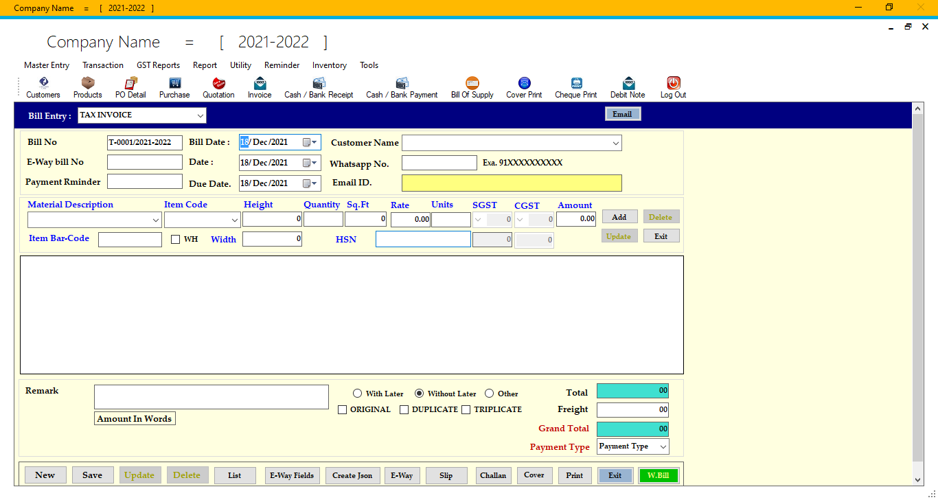 Gst Billing Software With Full Source Code By Vijayprajapati Codecanyon
